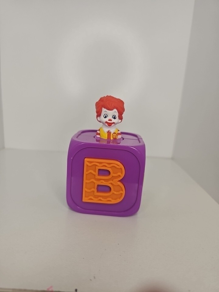 2006 Ronald McDonald In Alphabet Block Pop Up Toy | eBay
