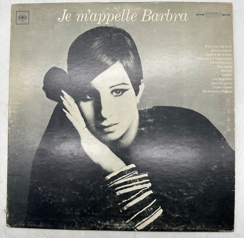 Barbra Streisand Je M'Appelle Barbra Columbia CS 9347 VG | eBay