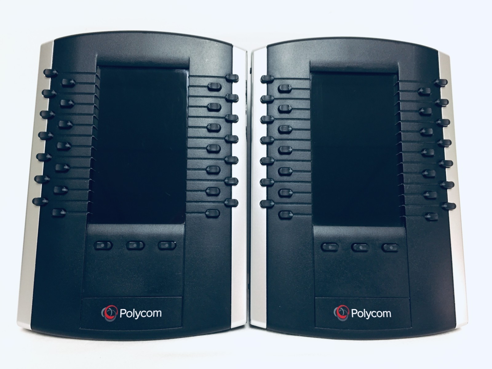 Lot of 2 - Polycom VVX Color Expansion Module 2201-46350-001 - Complete ...