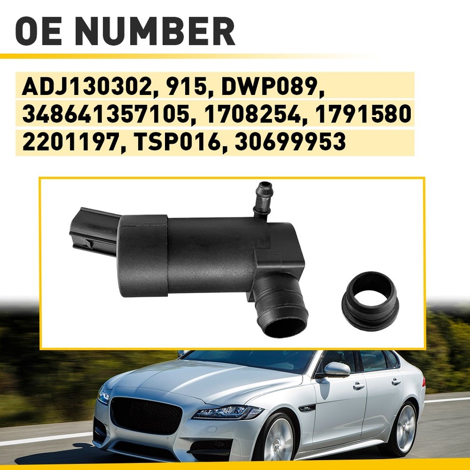 Windscreen Windshield Washer Pump with Grommet For JAGUAR XF XJ ...
