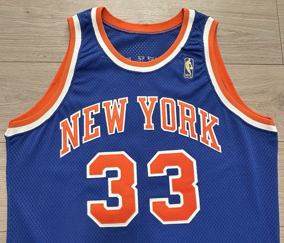 New York Knicks team issued Patrick Ewing 48+6 Champion 1996-97 Pro Cut ...