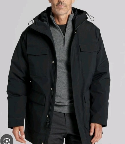 Cole Haan Mens XXL Jacket Coat Puffer Removable Inside Jacket Hood | eBay