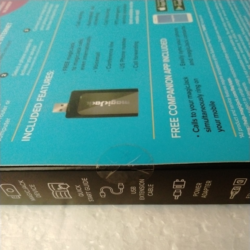 MagicJack - HOME VoIP Telephone Adapter with 12 Months of Service ...