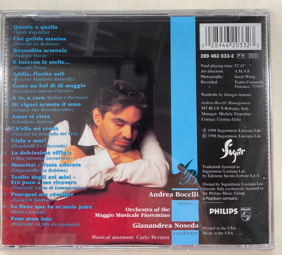 Classical Vocal CDs Choose From 100+ Titles Romantic Era & Twentieth ...