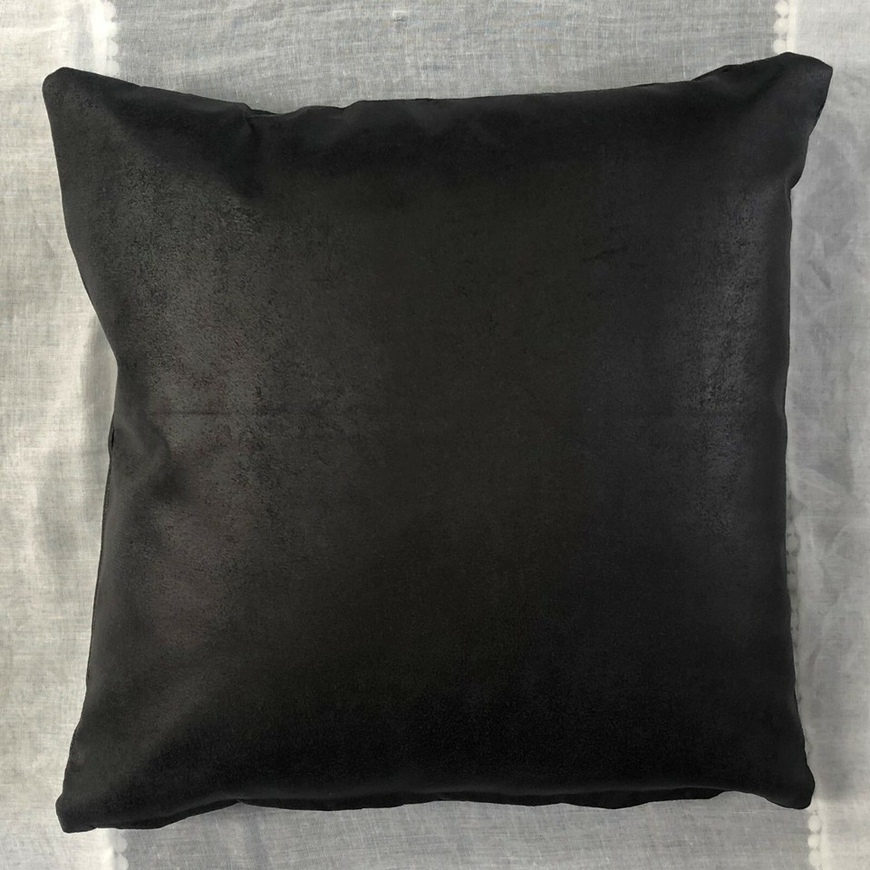 High Quality FR BS7177 Handmade Distressed Faux Leather Cushion Cover ...