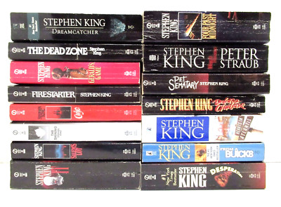 Lot of Stephen King Paperbacks & 2 Hardback Books-The Dark Tower I / IV ...