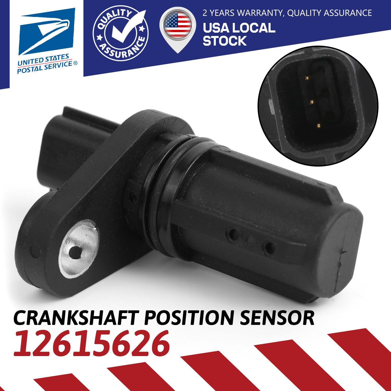 Engine Crankshaft Position Sensor For Buick Cadillac Chevrolet GMC 3.6L ...