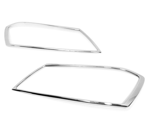 Chrome Headlights Trim Bezel Cover Surround Rim For Volkswagen Passat ...