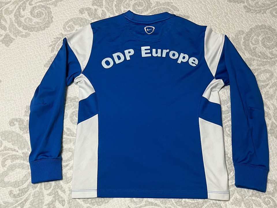 RARE Nike ODP Europe sweater jersey Kids Youth Medium Soccer Dri-Fit US ...
