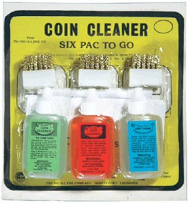 Nic A Pak Coin Cleaning Solution Nic a Lene/Spray & Tone + Brushes ...