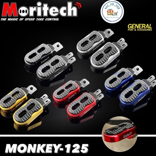 Front Foot Pegs Rider Honda MONKEY-125/DAX-125 Foot Rest Motorcycle ...