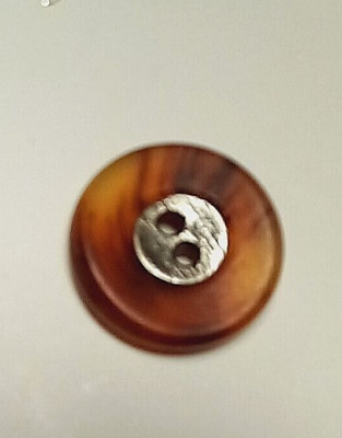 Pack of 5 flat 2 hole buttons with metal centre | eBay UK