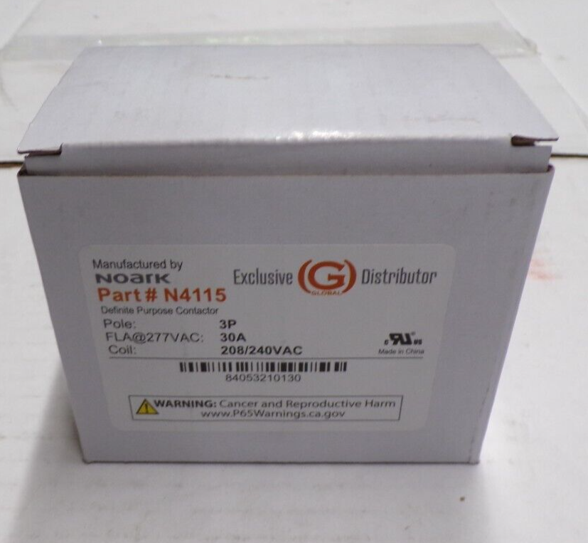 N4115-GLOB-ECON GLOBAL THE SOURCE CONTACTOR 30A 3P 240V | eBay