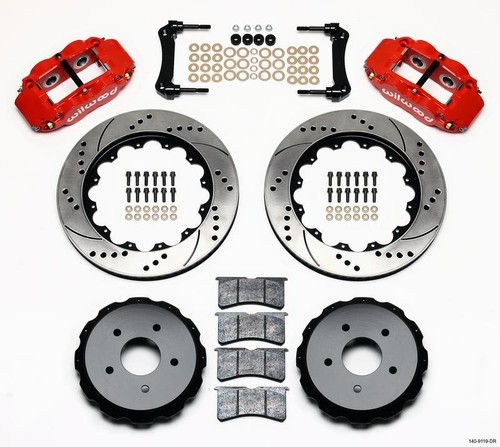 Wilwood Disc Brake Caliper / Rotor / Pad Kit - KIT,REAR,C5 VETTE 97-04 ...