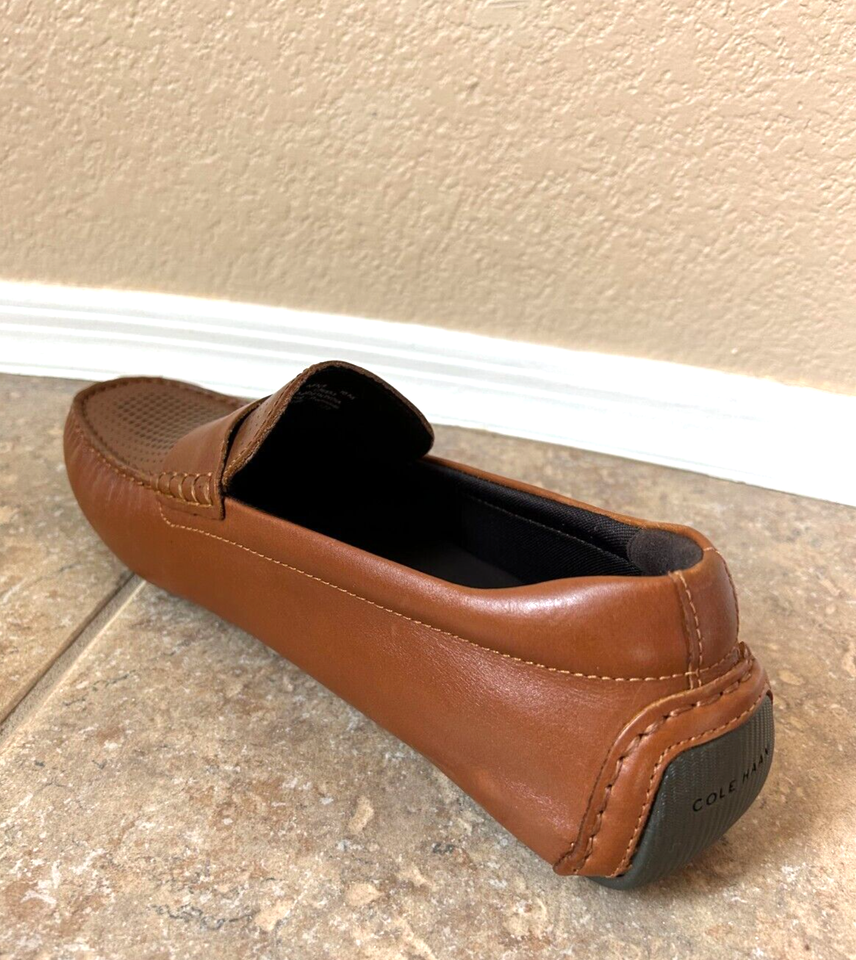 Cole Haan Grand Laser Penny Driver Men's 12 British Tan/Java C36653 ...