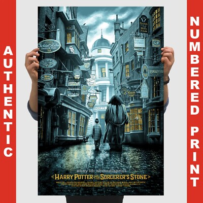 Kevin Wilson HARRY POTTER AND THE SORCERER'S STONE Poster Mondo Print ...
