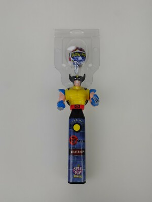 Wolverine X-Men Spin Pop Cap Candy 2000 Vintage "Used" (Battery Removed ...