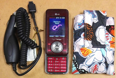 LG Chocolate 2 II VX8550 | Black Cherry | Verizon | Slider Phone | Red ...