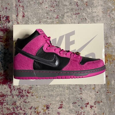 DS Nike SB Dunk High QS Pink Mens Sz US 12 Run the Jewels 4/20 RTJ ...