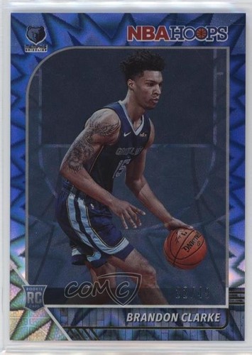 2019 20 Panini Nba Hoops Blue Explosion 49 Brandon Clarke 217 Rookie 0485