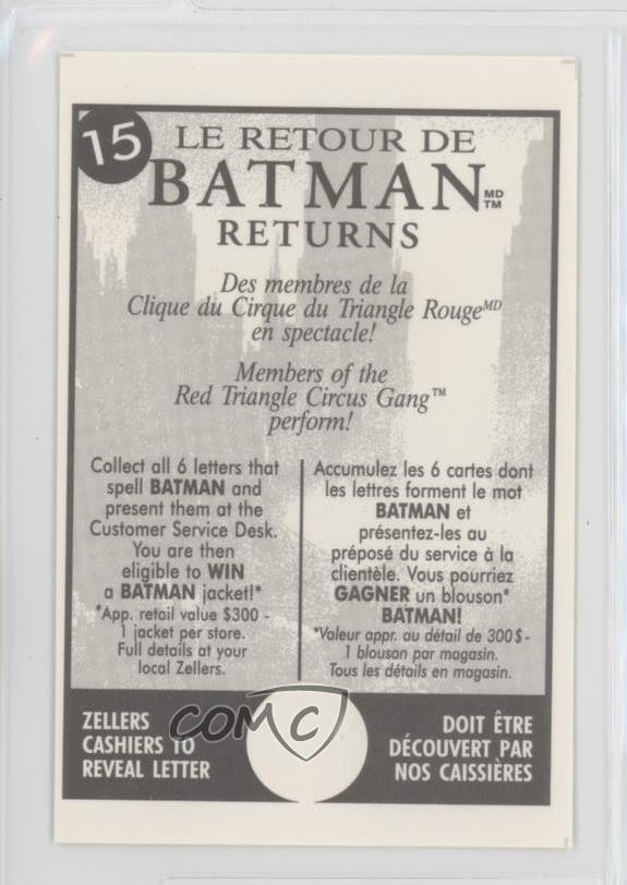 1992 Batman Returns Members of the Red Triangle Circus Gang perform ...