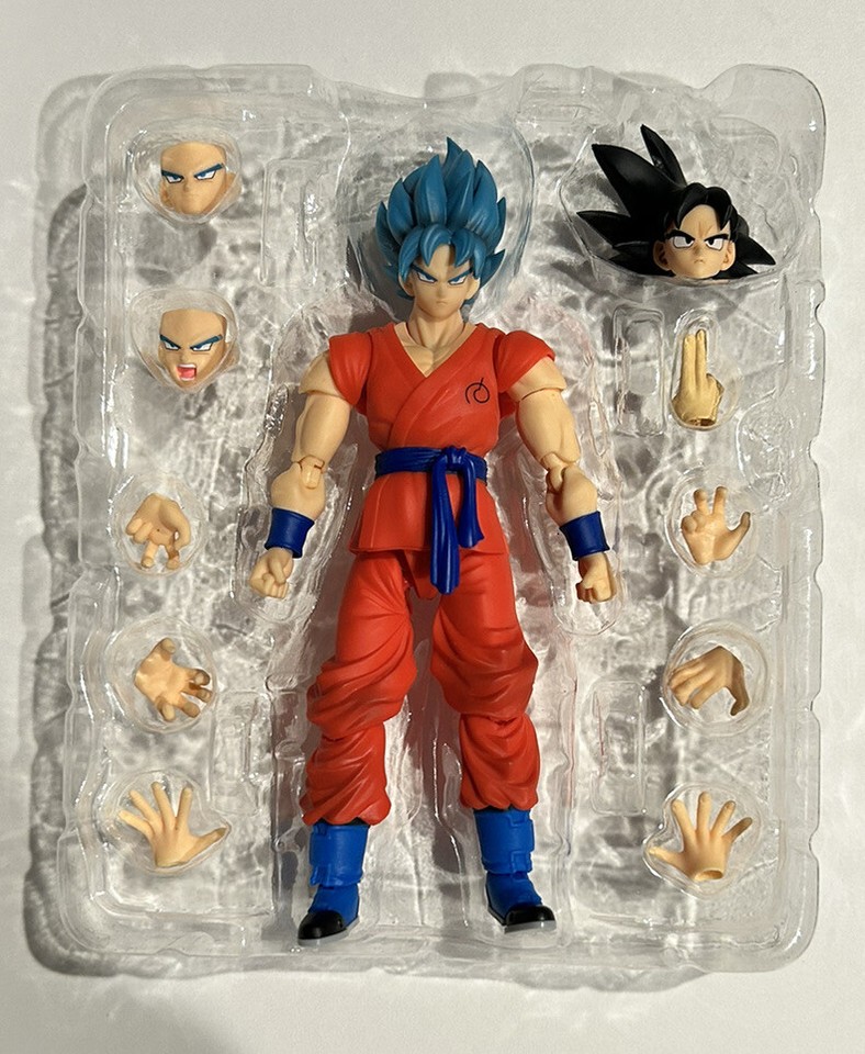 SH figuarts super Saiyan blue Goku Resurrection Of F Version. Original ...