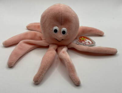Ty Inky The Octopus Beanie Baby Pink 4th Generation 8421040285| eBay
