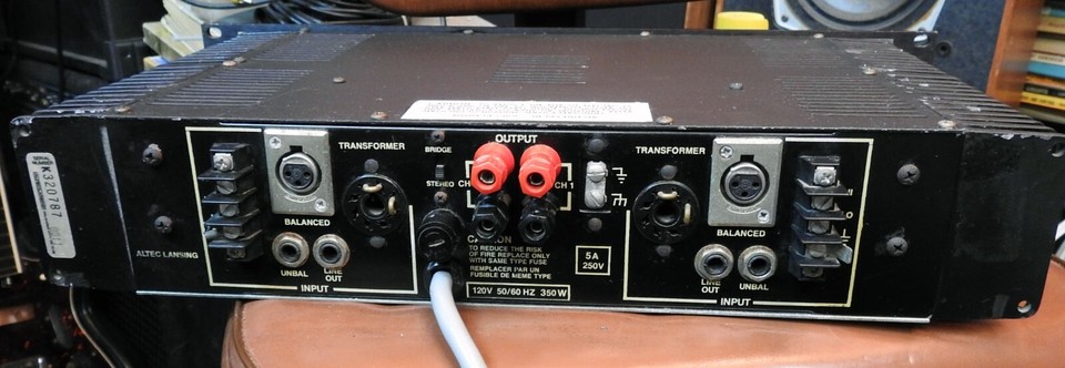 Vintage Altec Lansing 1268 200-watt Power Amplifier | eBay