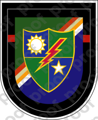 STICKER U S ARMY FLASH 1ST BATTALION 75TH RANGER | eBay