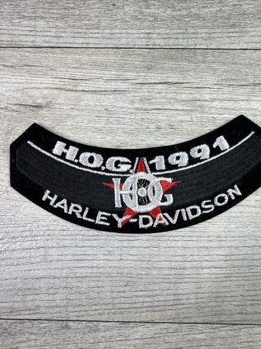 1991 HARLEY-DAVIDSON ROCKER SHEILD HOG RIDING CLUB OWNERS GROUP ...