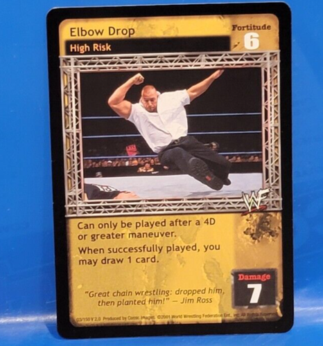 WWF Wrestling Trading Cards - Elbow Drop - High Risk | eBay