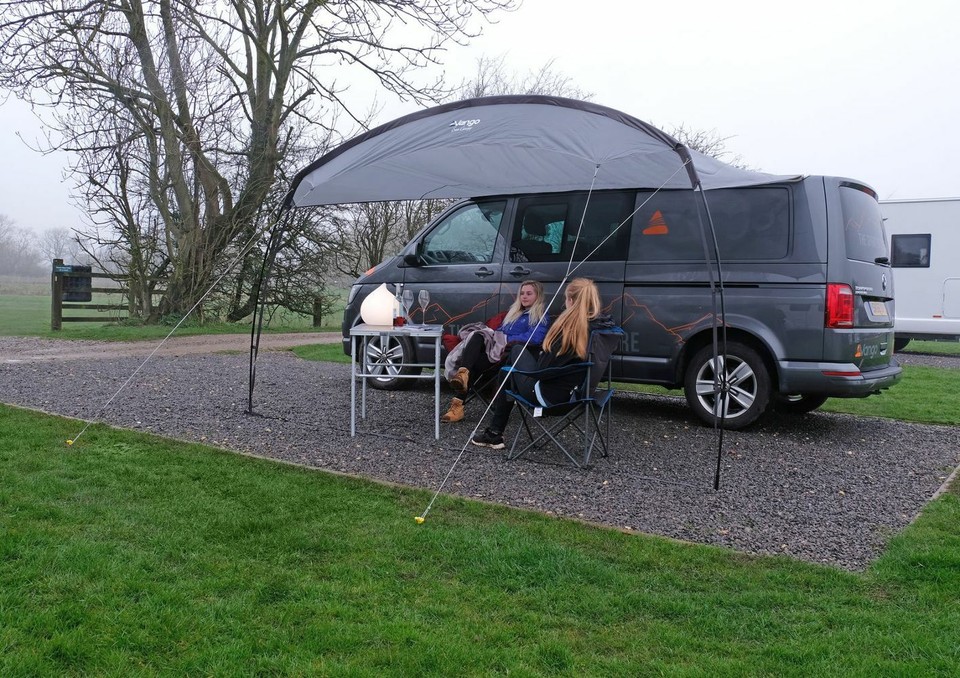 Vango 3m Sun Canopy Awning with Fibreglass Poles for Campers ...