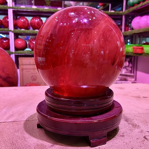 8.06LB Natural Red melting stone crystal Ball Quartz Crystal Sphere ...