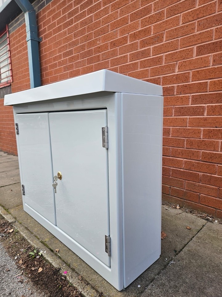 grp electric enclosure kiosk cabinet meter box Grey F2(840H x 1030W x ...
