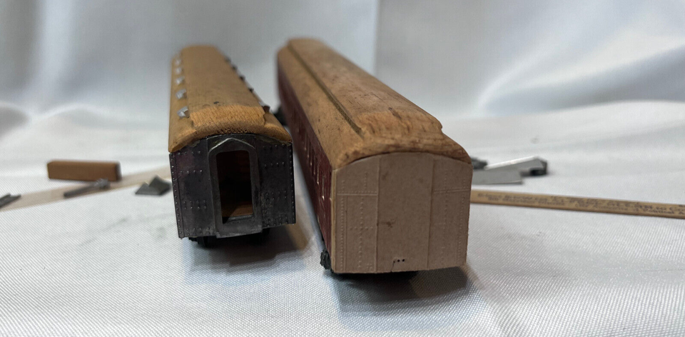 Vtg HO Scale JC Train Model Kits Passenger Kit Silver Sides Coach ...