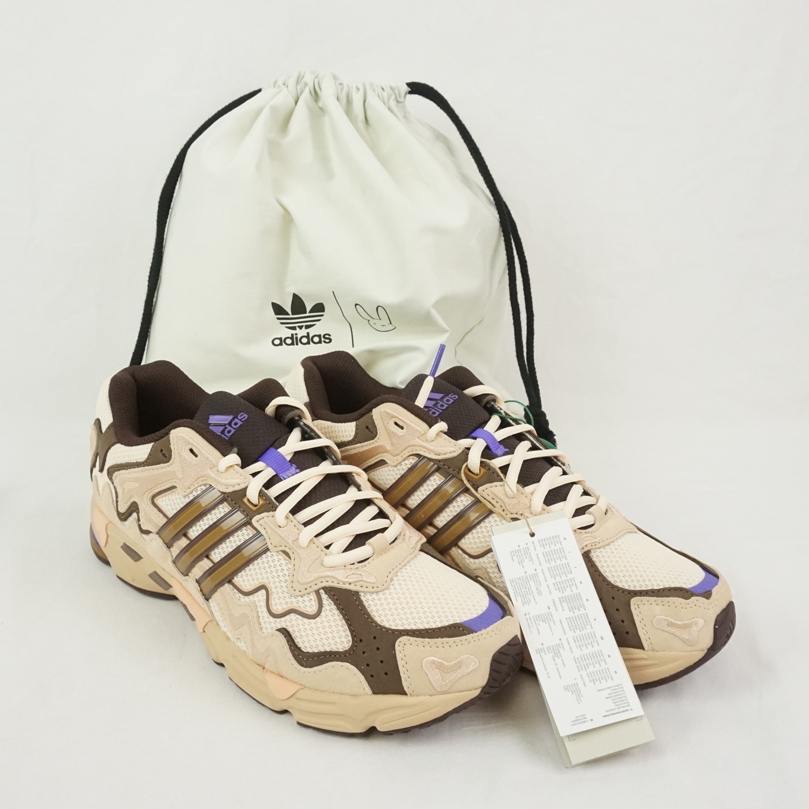 Adidas x Bad Bunny ID0780 Response CL 'Paso Fino' Sneakers In Cream ...