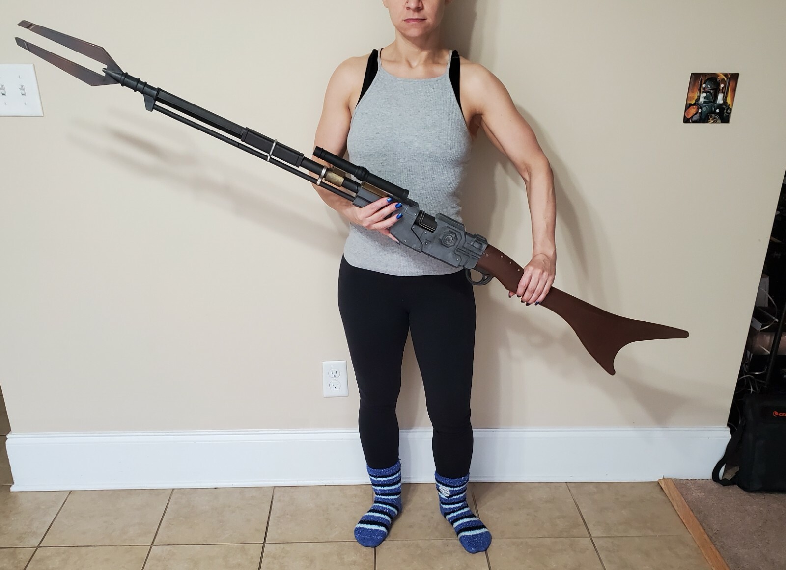 Mandalorian Pulse Rifle kit cosplay Fett Mercs 501st Legion Star Wars ...