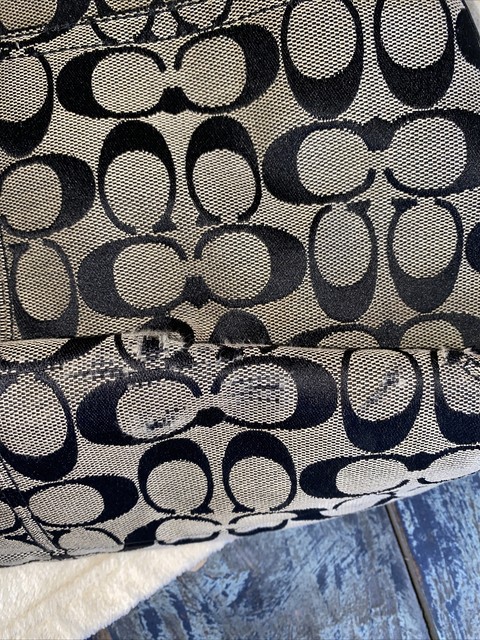 Coach signature "c" black shoulder bag L1020 - F15203 for sale online ...