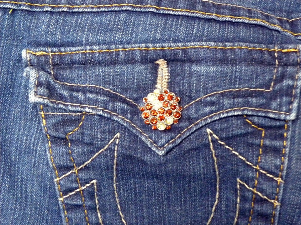 RARE True Religion World Tour Billy Swarovski Crystal buttons Flap ...