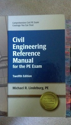 Civil Engineering Reference Manual for the PE Exam 9781591263418| eBay