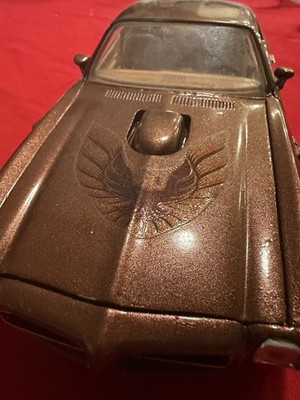 Pontiac Firebird Trans Am Brown Diecast Car Model with 'WINGS' License ...