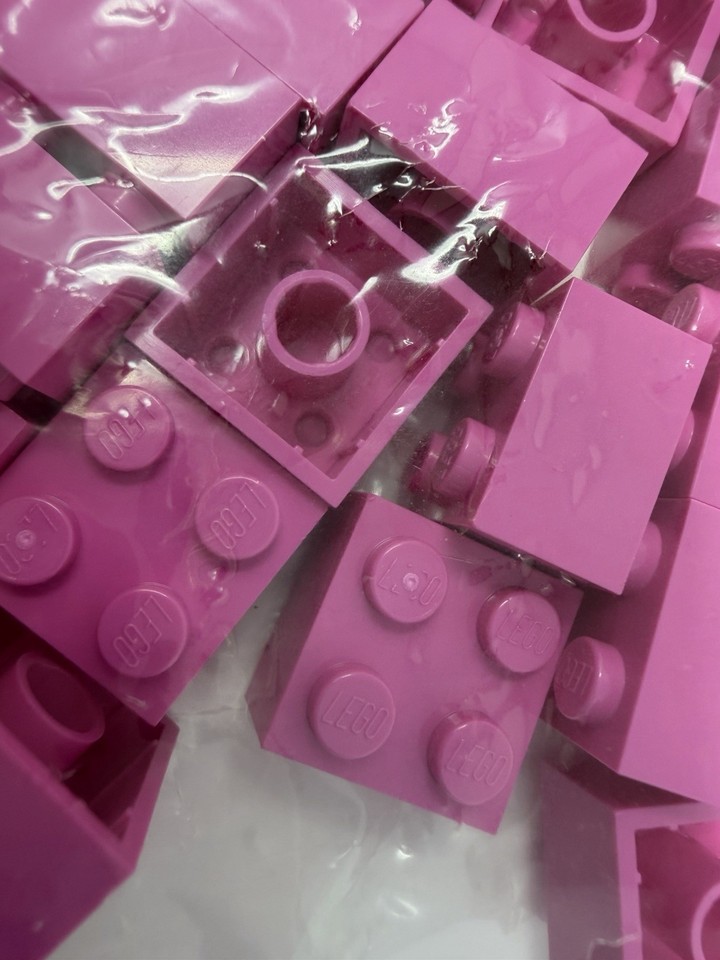 LEGO 3003 New Pink 2x2 Building Bricks Blocks Parts & Pieces Lot Of 30 ...
