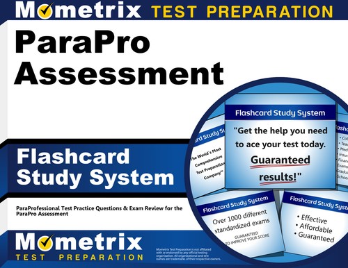 ParaPro Assessment Flashcard Study System : ParaProfessional Test ...