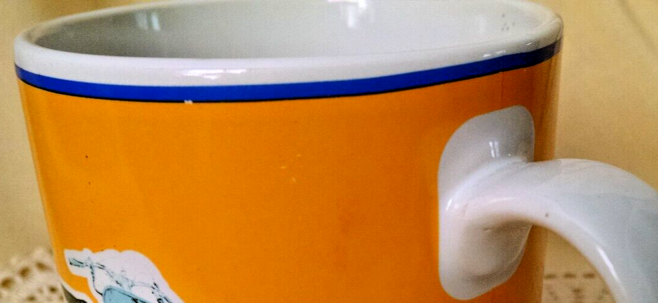 VESPA SCOOTER MUG PIAGGIO MOPED MOTORCYCLE CSPA FORME SRL COFFEE TEA ...