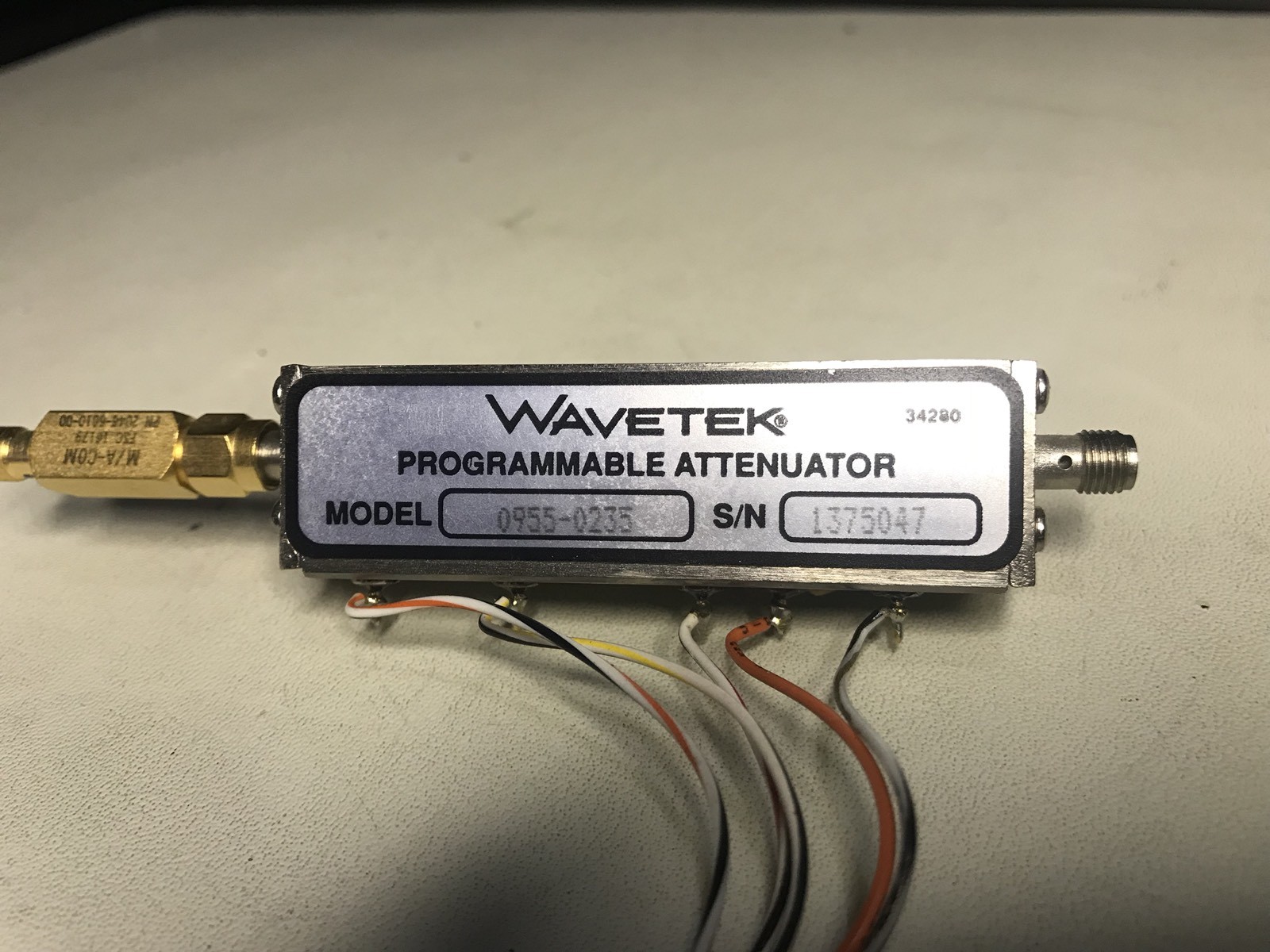 Wavetek Programmable Attenuator 0955-0235 w/ M/A-COM 2046-6010-00 DC ...