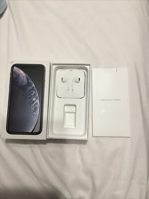 Apple iPhone BOX FOR XR 64GB - BOX AND NEW EARPODS ONLY - NO PHONE | eBay
