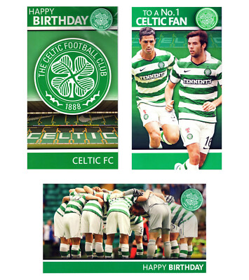 Celtic FC Birthday Card Selection The Celts 1888 OFFICIAL Gift | eBay