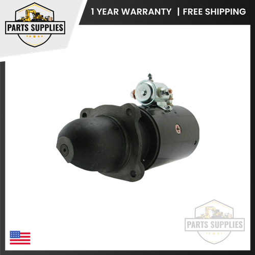 Starter 12V with Switch fits Case 1737 1835 1845 1737S 1835B 1845S ...