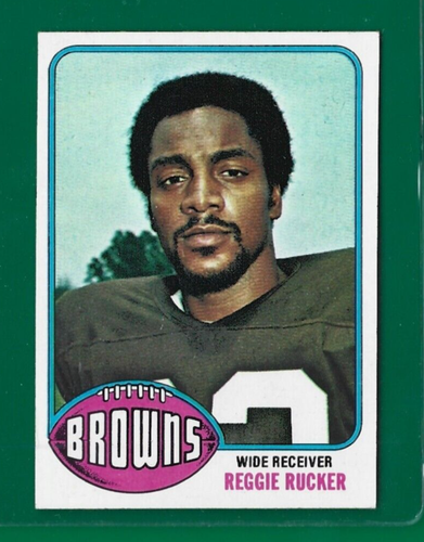 1976 TOPPS #45 REGGIE RUCKER, CLEVELNAD BROWNS, NM | eBay