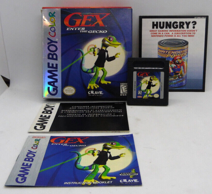 discounted offers Gex: Enter the Gecko (Nintendo Game Boy Color, 1998 ...